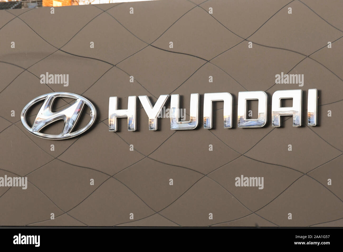 Hyundai Sign High Resolution Stock Photography and Images - Alamy