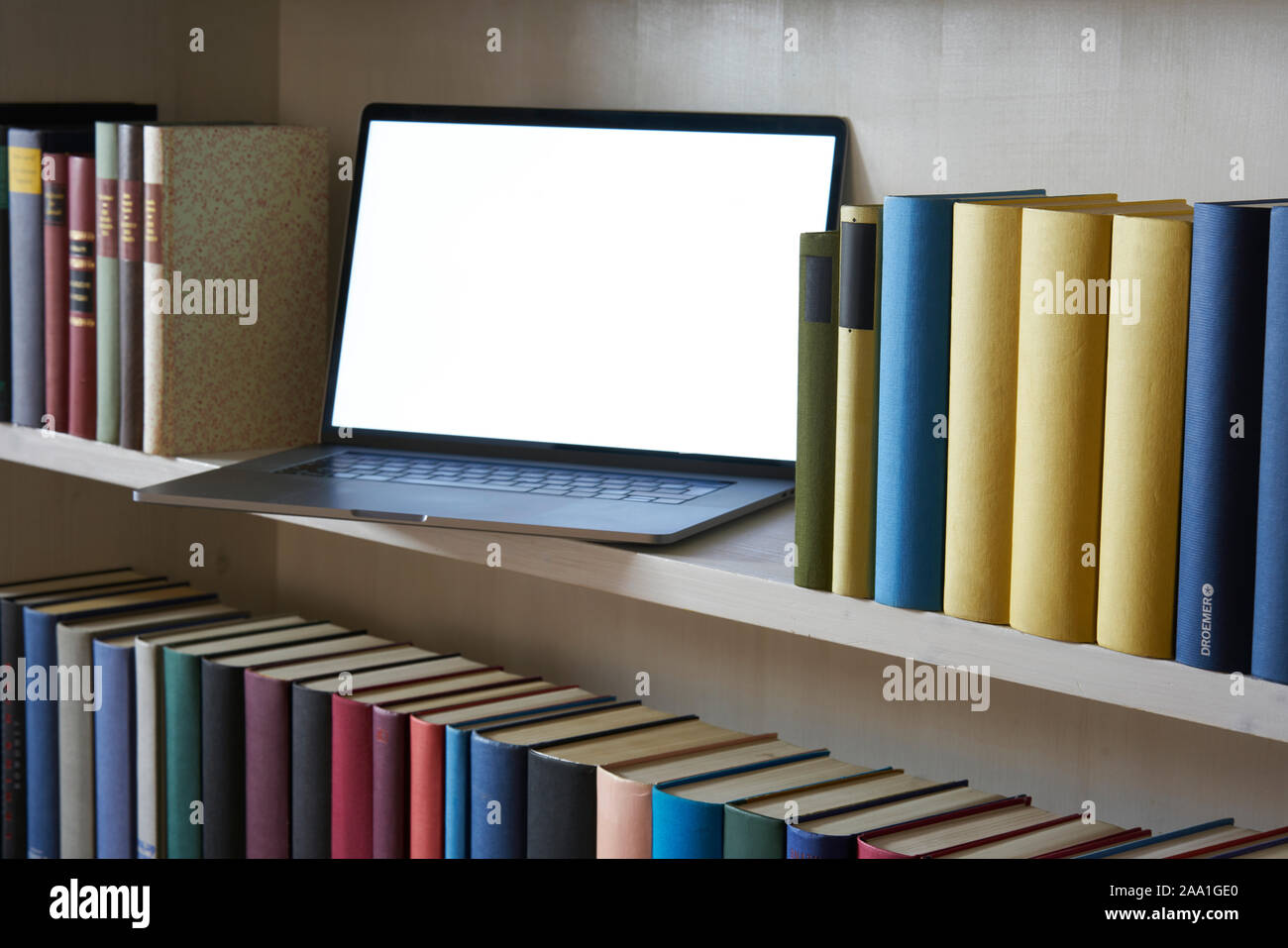 Laptop books study hi-res stock photography and images - Alamy