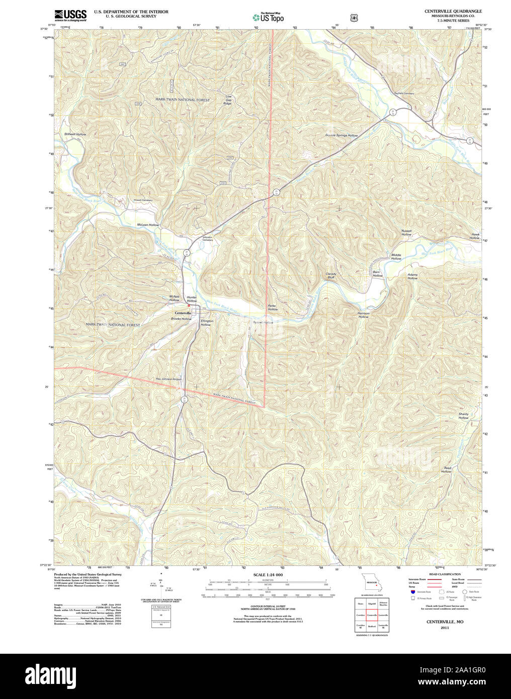 Map of centerville hi-res stock photography and images - Alamy