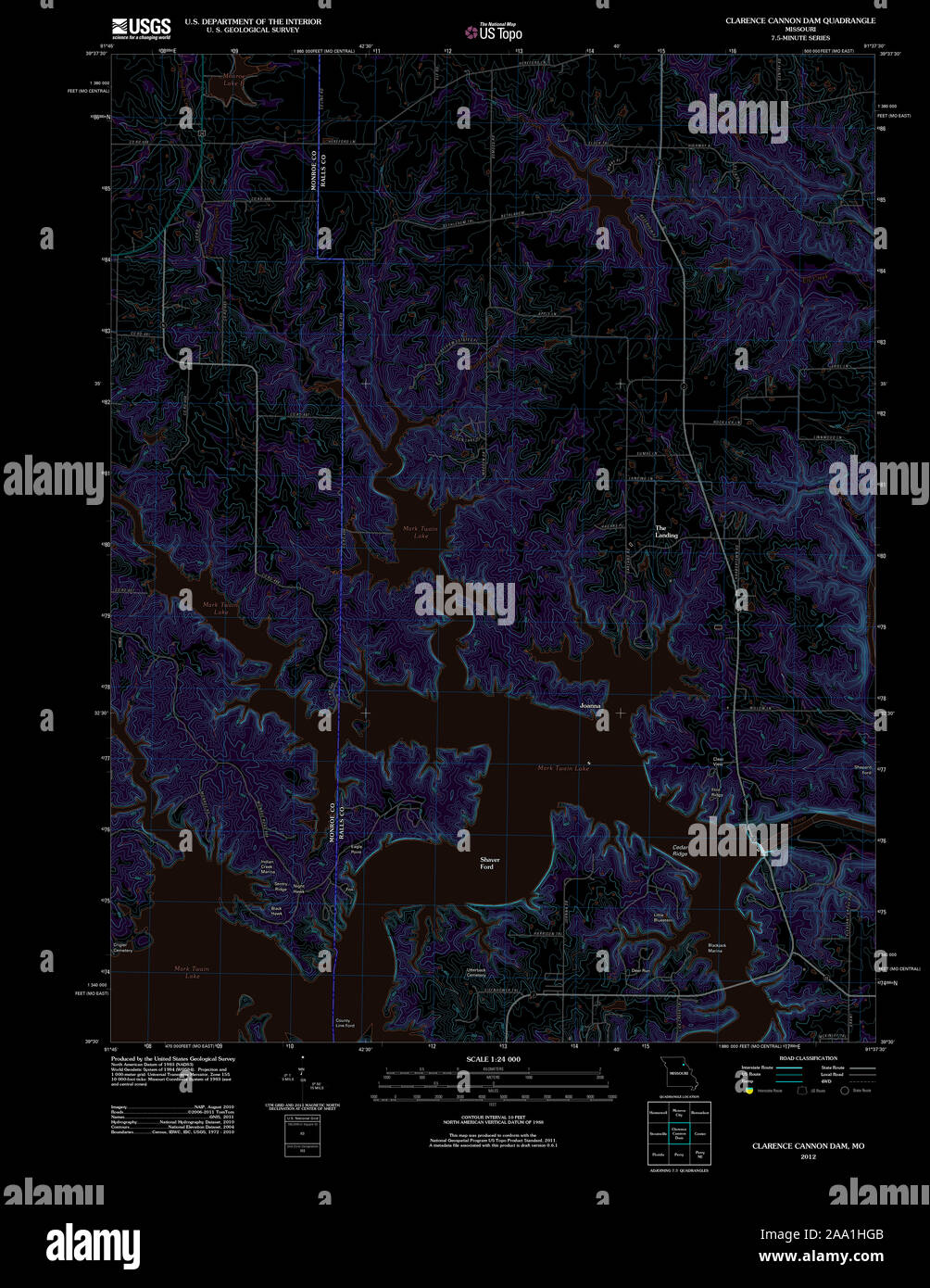 Clarence cannon dam hi-res stock photography and images - Alamy