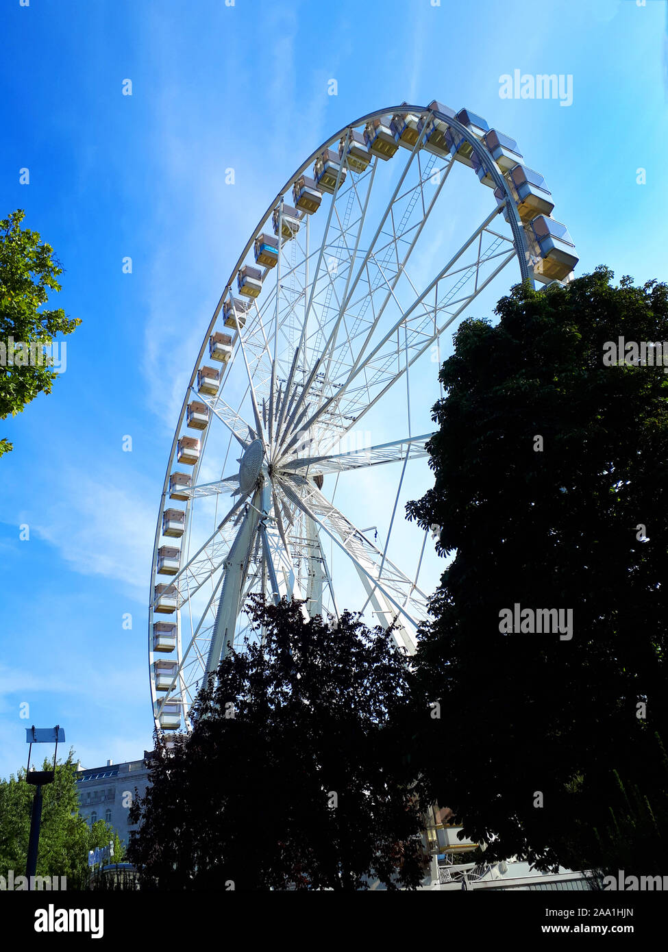 The Budapest Eye is a huge ferris wheel in the heart of the city of ...