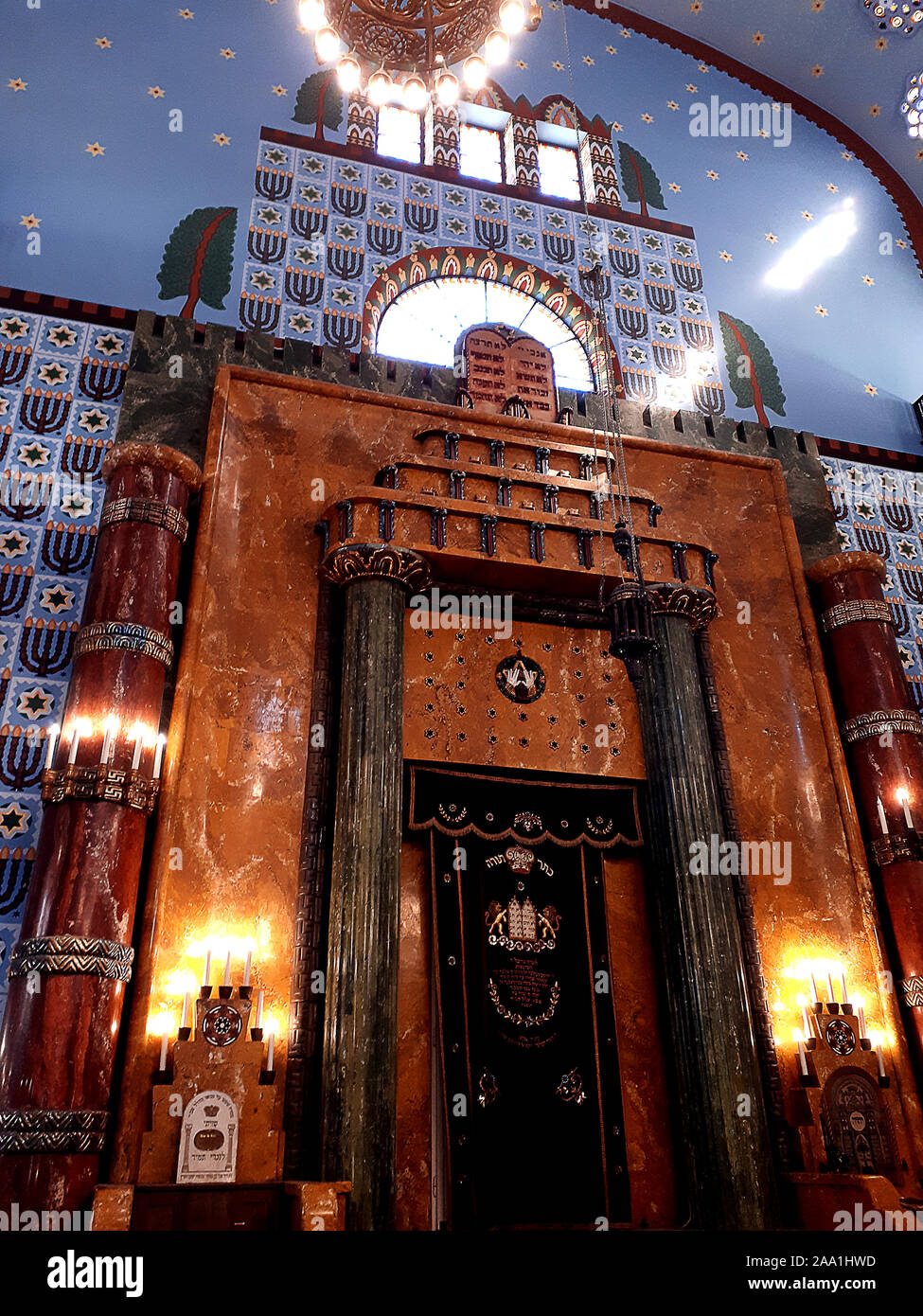 The lovely Kazinczy synagogue situated in the former Jewish Ghetto in ...