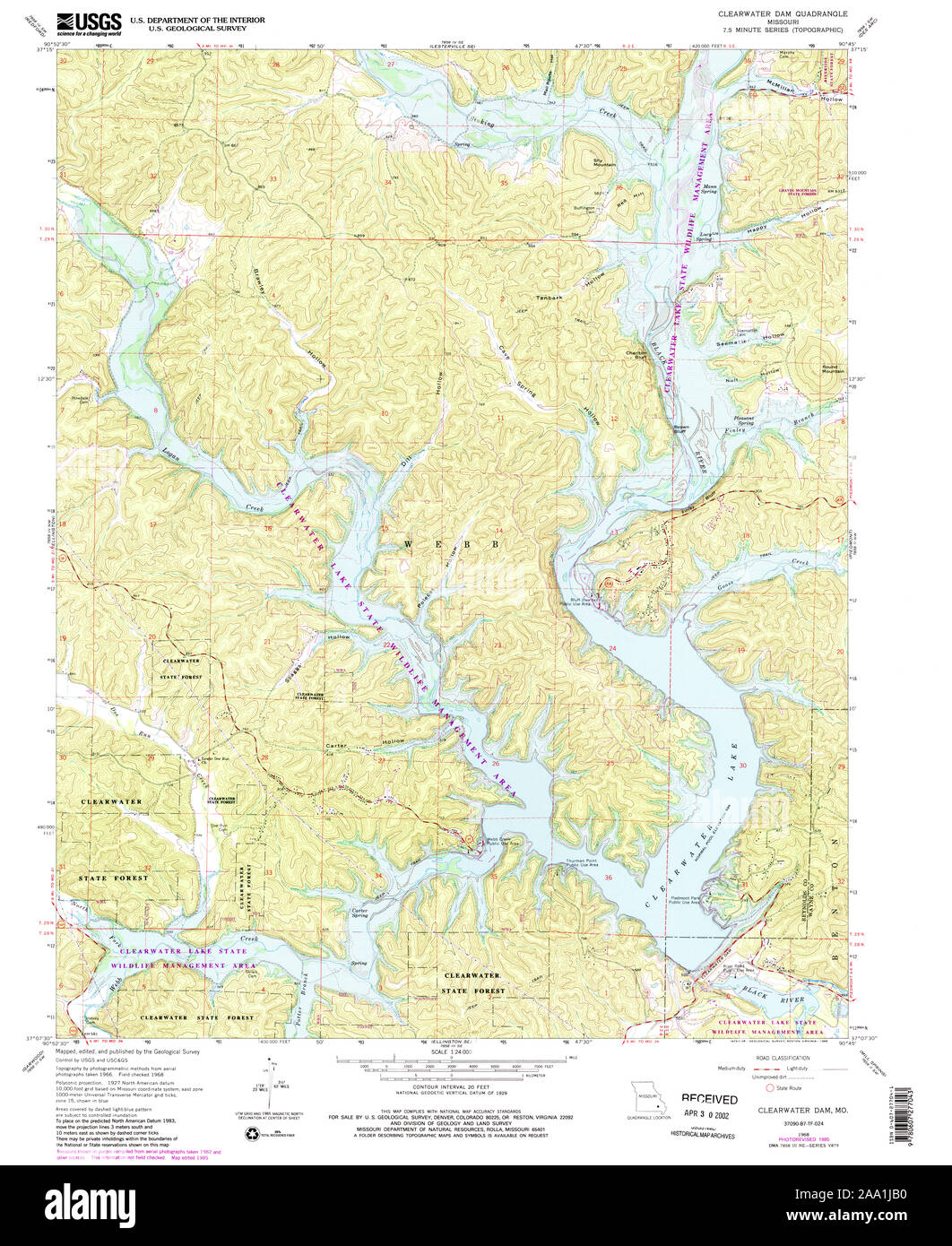 Clearwater dam missouri hi-res stock photography and images - Alamy