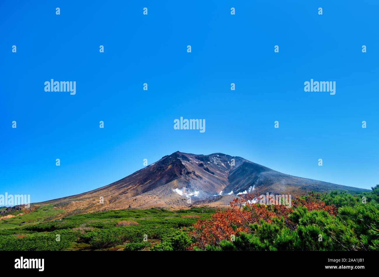Mt. Asahi, autumn foliage Stock Photo - Alamy