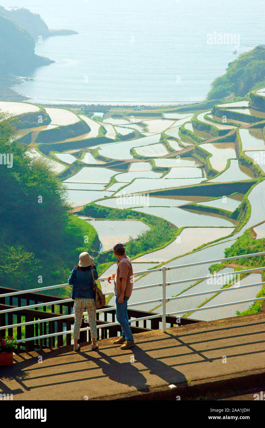 Hamanoura rice terrace hi-res stock photography and images - Alamy