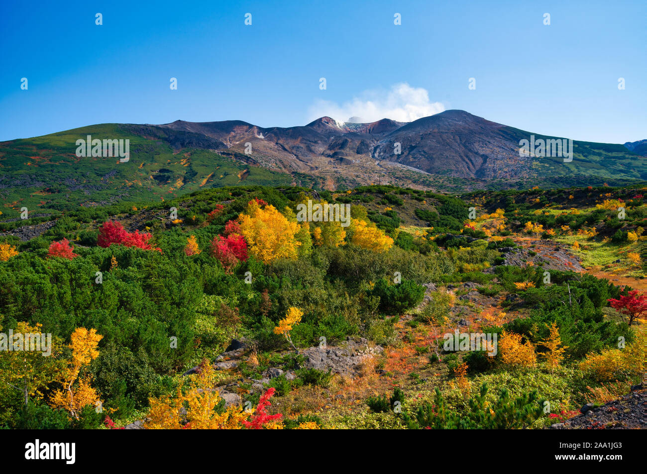 Tokachi dake mountain range hi-res stock photography and images - Alamy