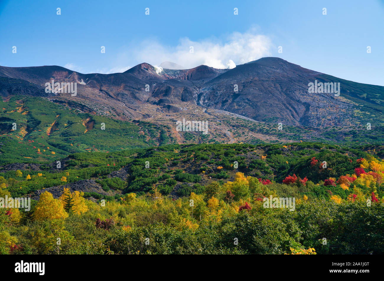 Mt. Tokachi, autumn Stock Photo - Alamy