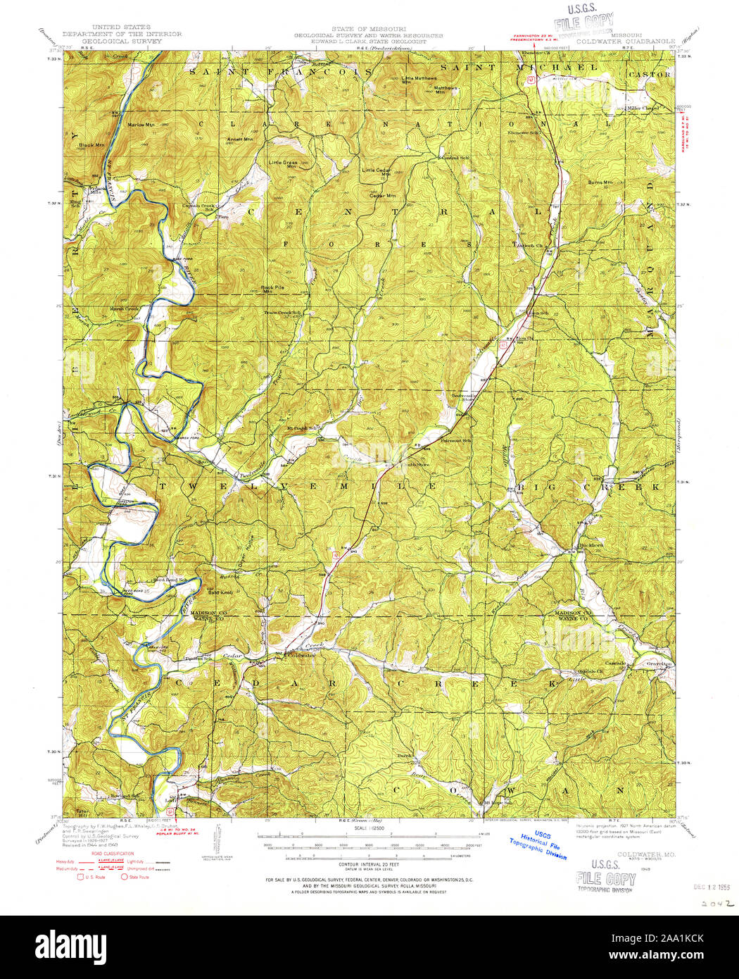 Coldwater missouri map hi-res stock photography and images - Alamy