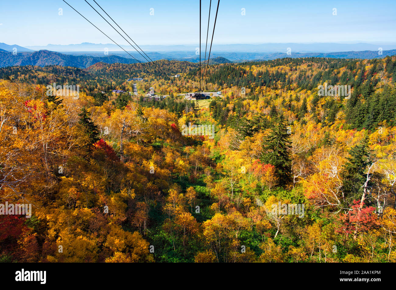 Mt. Asahi, autumn foliage Stock Photo - Alamy