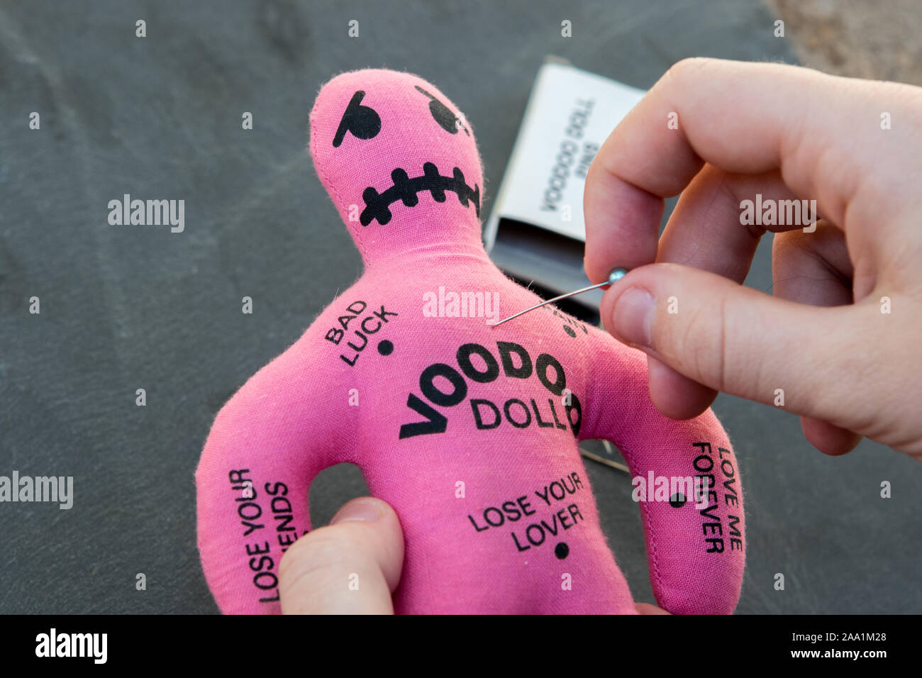 Pink voodoo doll hi-res stock photography and images - Alamy