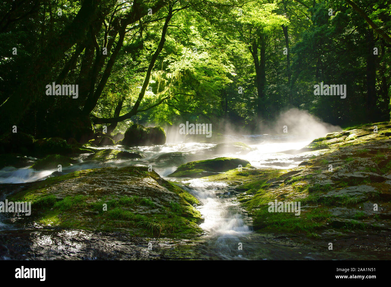 Kikuchi Gorge, Kumamoto Prefecture, Japan Stock Photo - Alamy