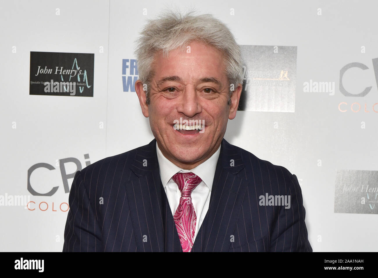 London, UK. 18th Nov, 2019. John Bercow attends the Nordoff Robbins ...