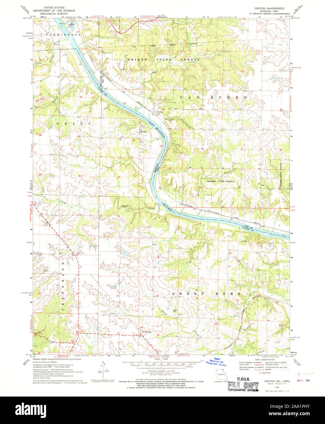 Croton map hi-res stock photography and images - Alamy