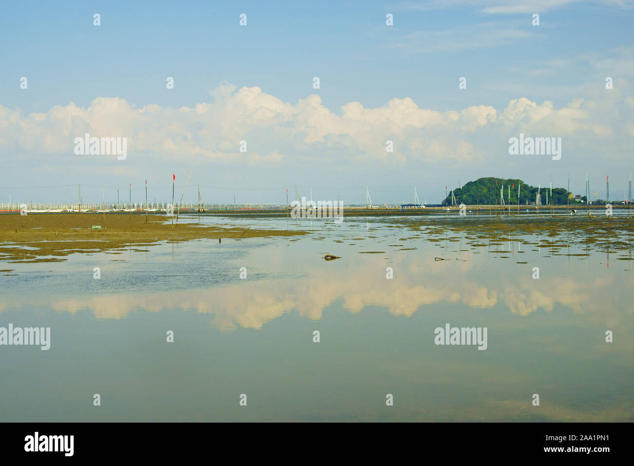 Mudflat of Ariake Sea, Kumamoto Prefecture, Japan Stock Photo - Alamy