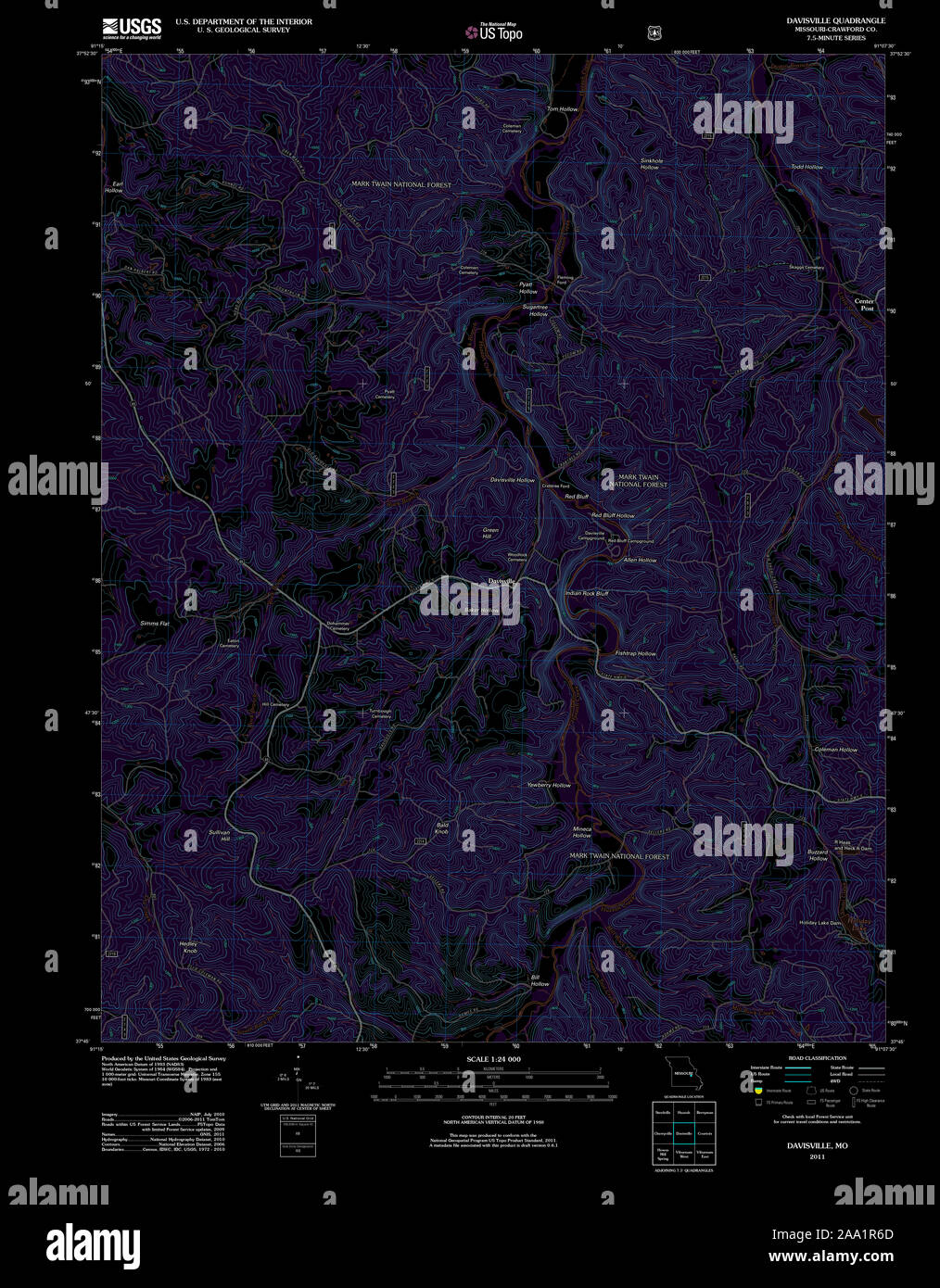Map of davisville hi-res stock photography and images - Alamy