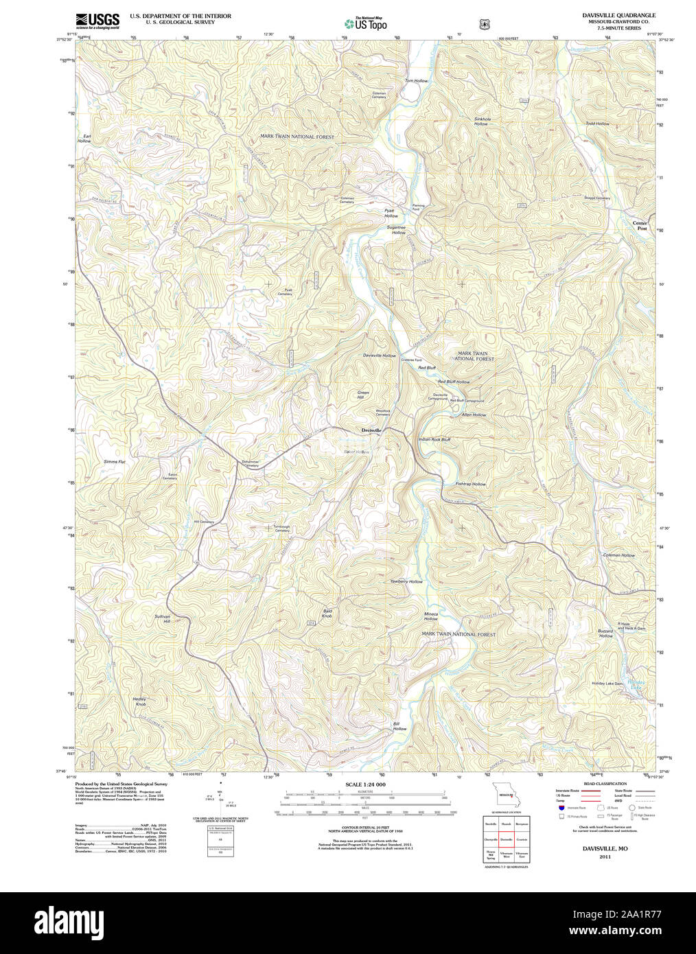 Map of davisville Cut Out Stock Images & Pictures - Alamy
