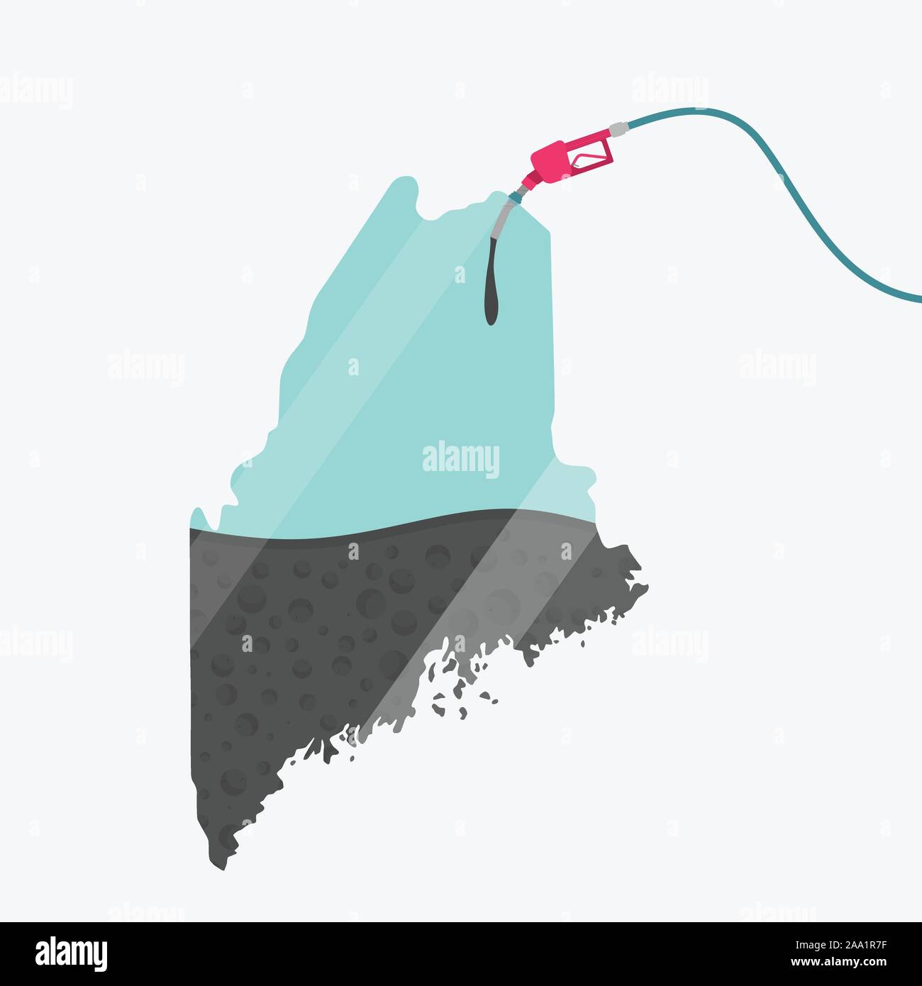 Oil station in the map Stock Vector Images - Alamy