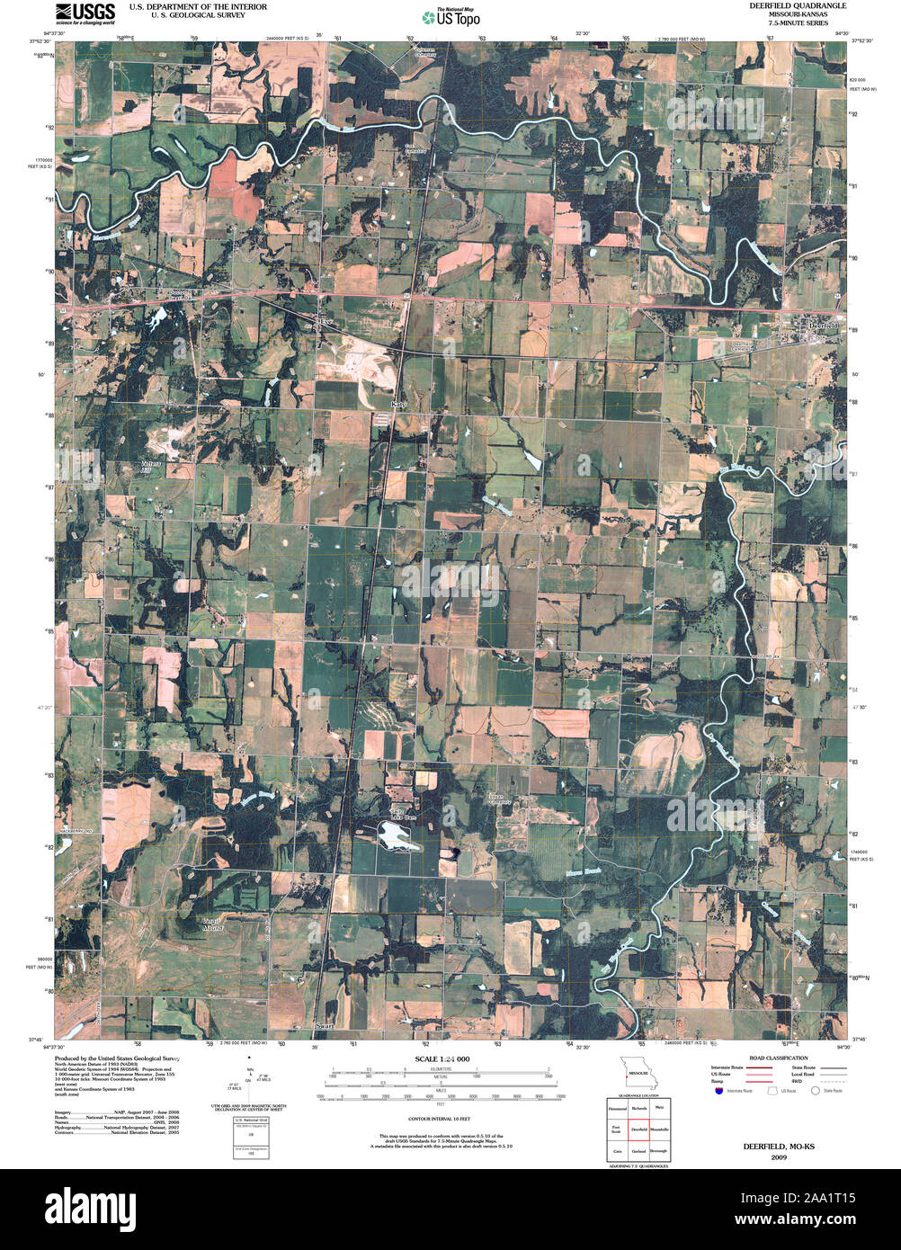 Deerfield map Cut Out Stock Images & Pictures - Alamy