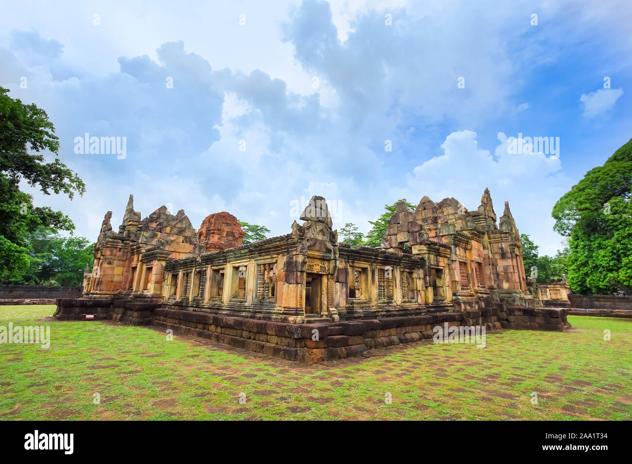 Prasat Muang Tam is the ancient Khmer temple in Prakhon Chai district ...