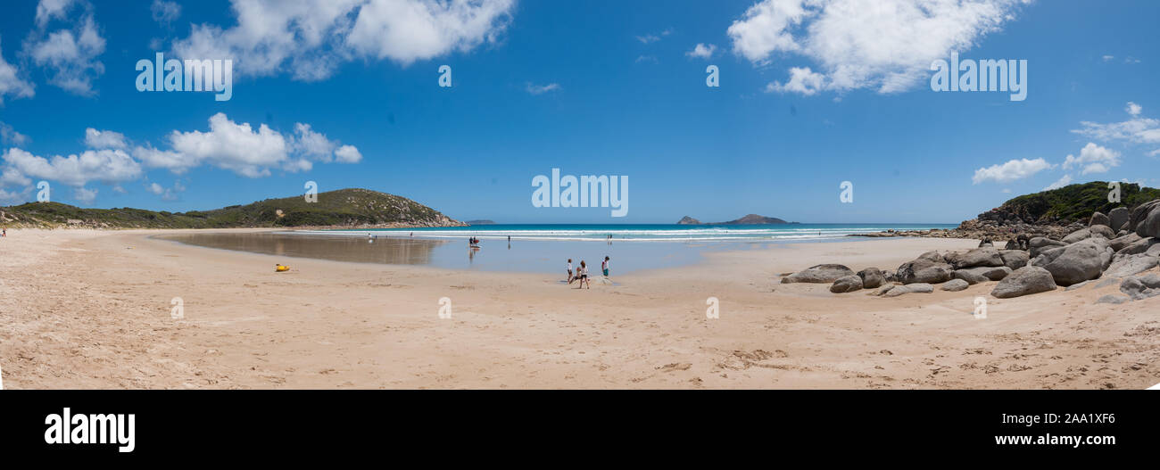 Wilson prom park beach panorama Stock Photo - Alamy