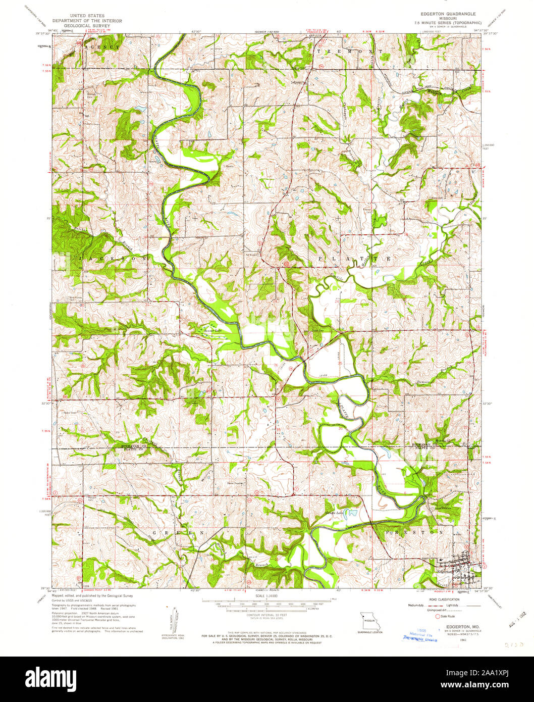 Map of edgerton hi-res stock photography and images - Alamy