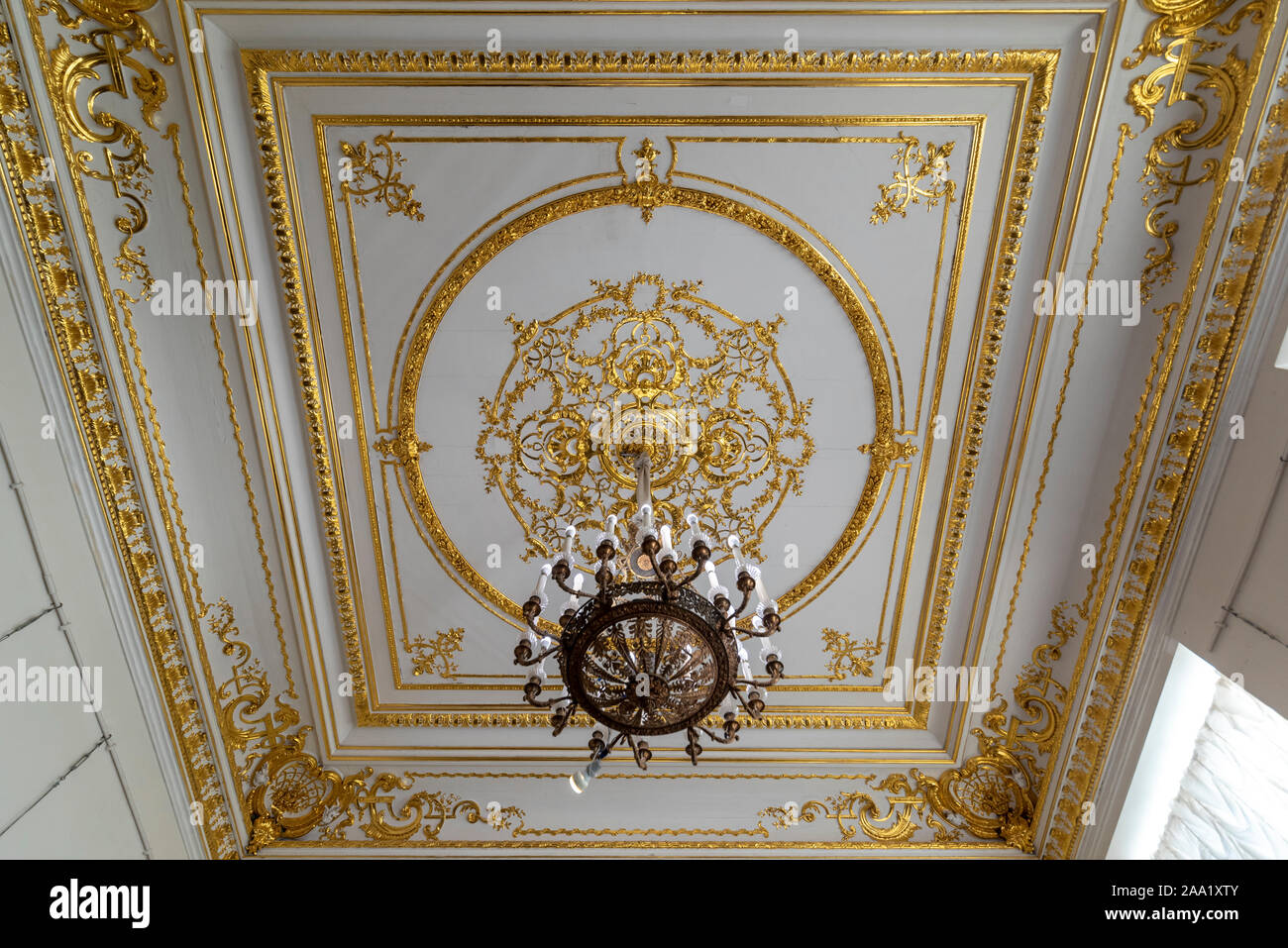 Saint Petersburg, Russia - Inside interior of the State Russian Museum ...