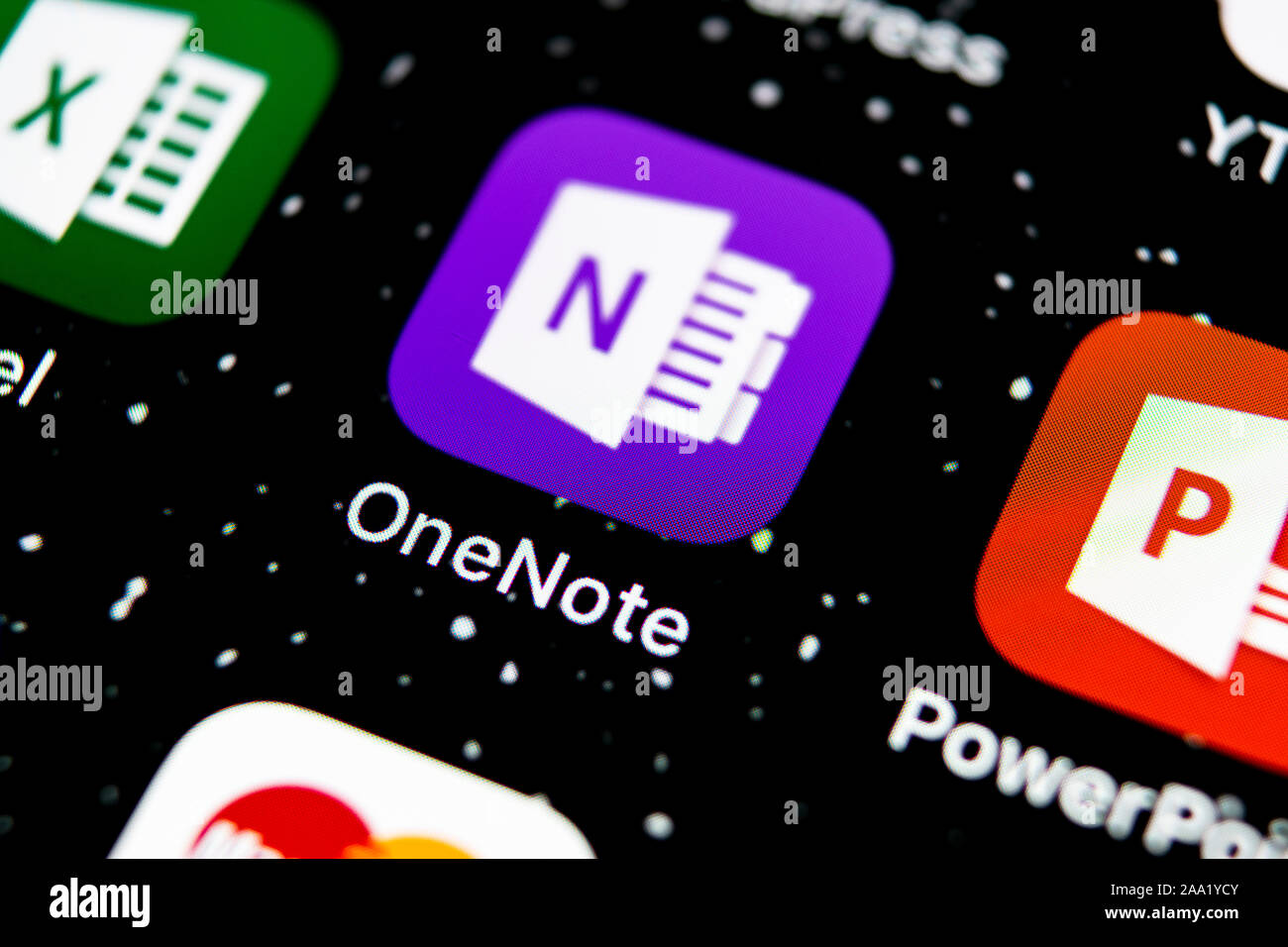 Microsoft onenote logo hi-res stock photography and images - Alamy