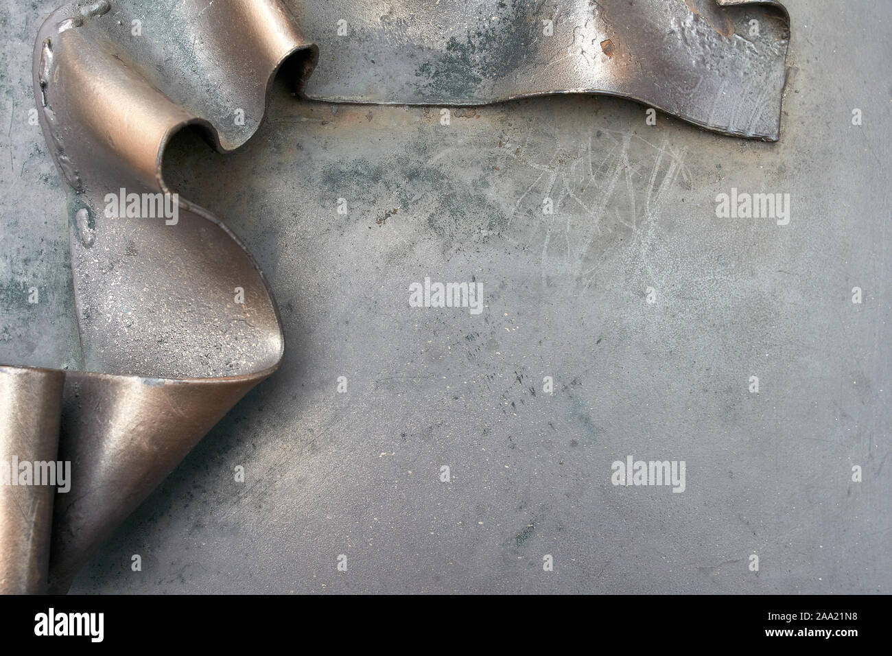 Metal plate texture with metal tape Stock Photo - Alamy
