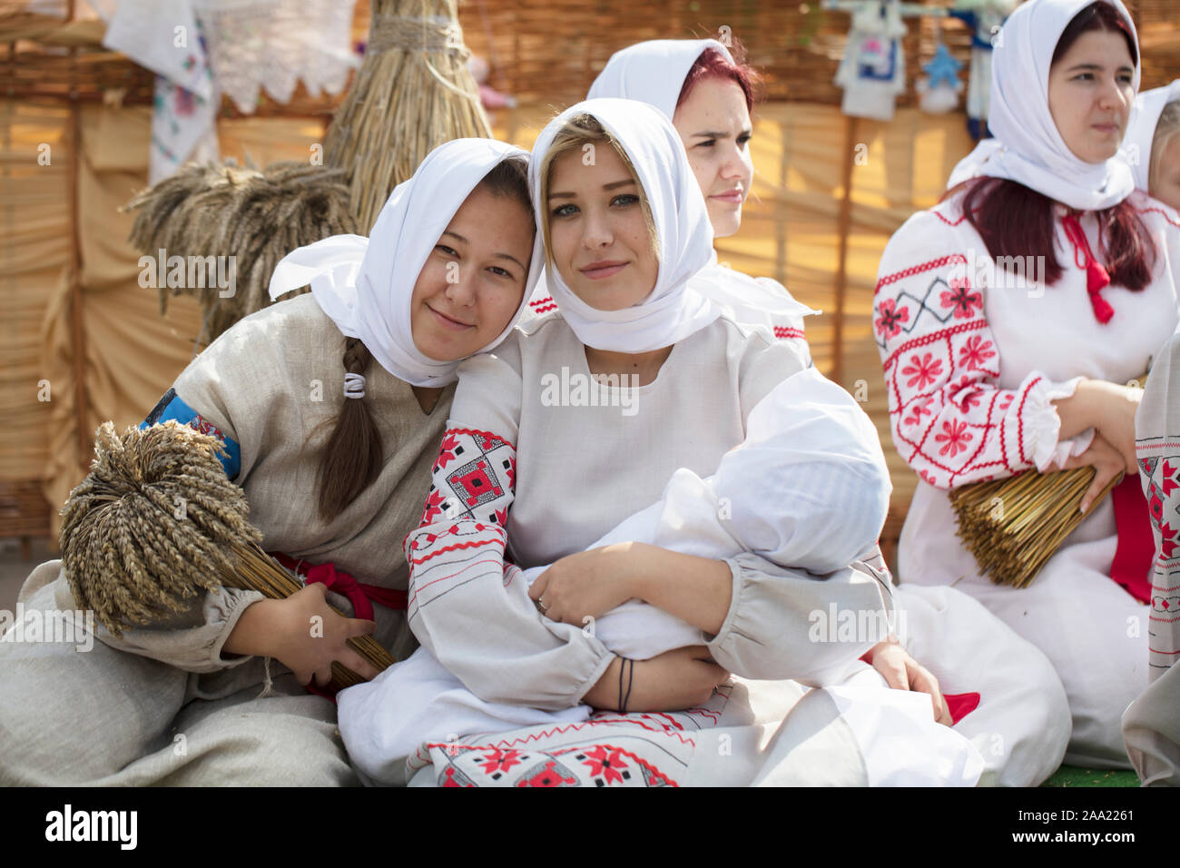 Belarus, the city of Gomil, September 14, 2019. City holiday. A group ...