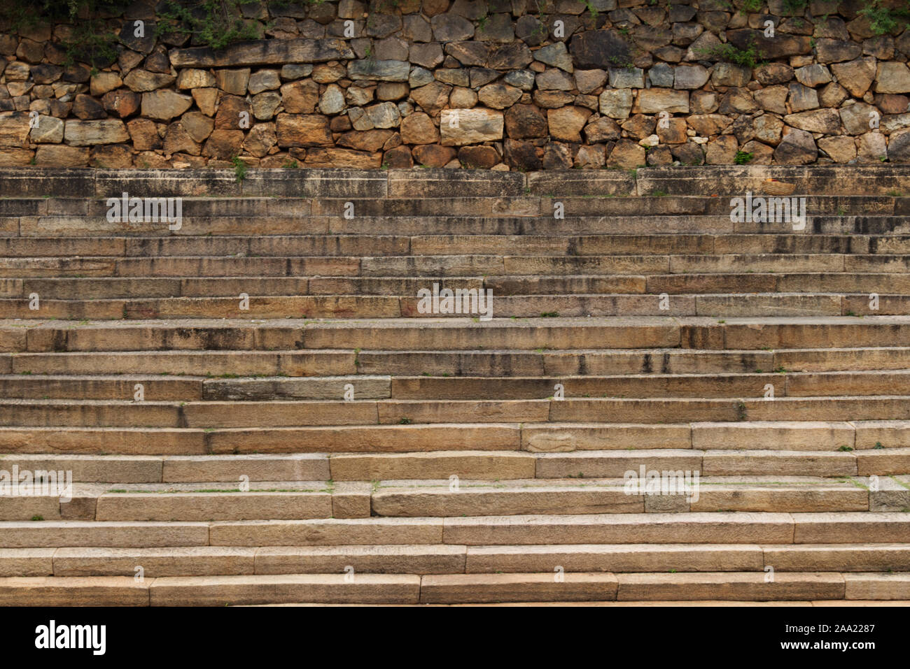Textures and patterns of ancient temple pond Stock Photo - Alamy