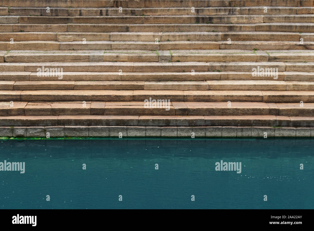 patterns and textures of ancient steps for pond Stock Photo - Alamy