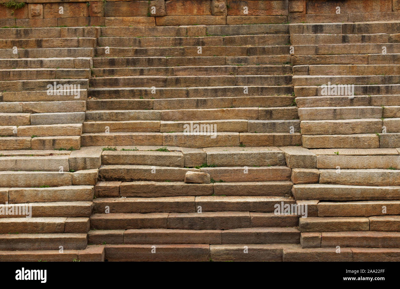 patterns and textures of Ancient indian rock steps close up Stock Photo ...