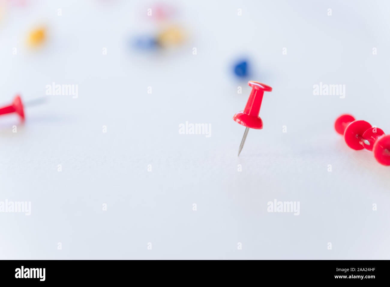 Close up drawing pins hi-res stock photography and images - Alamy
