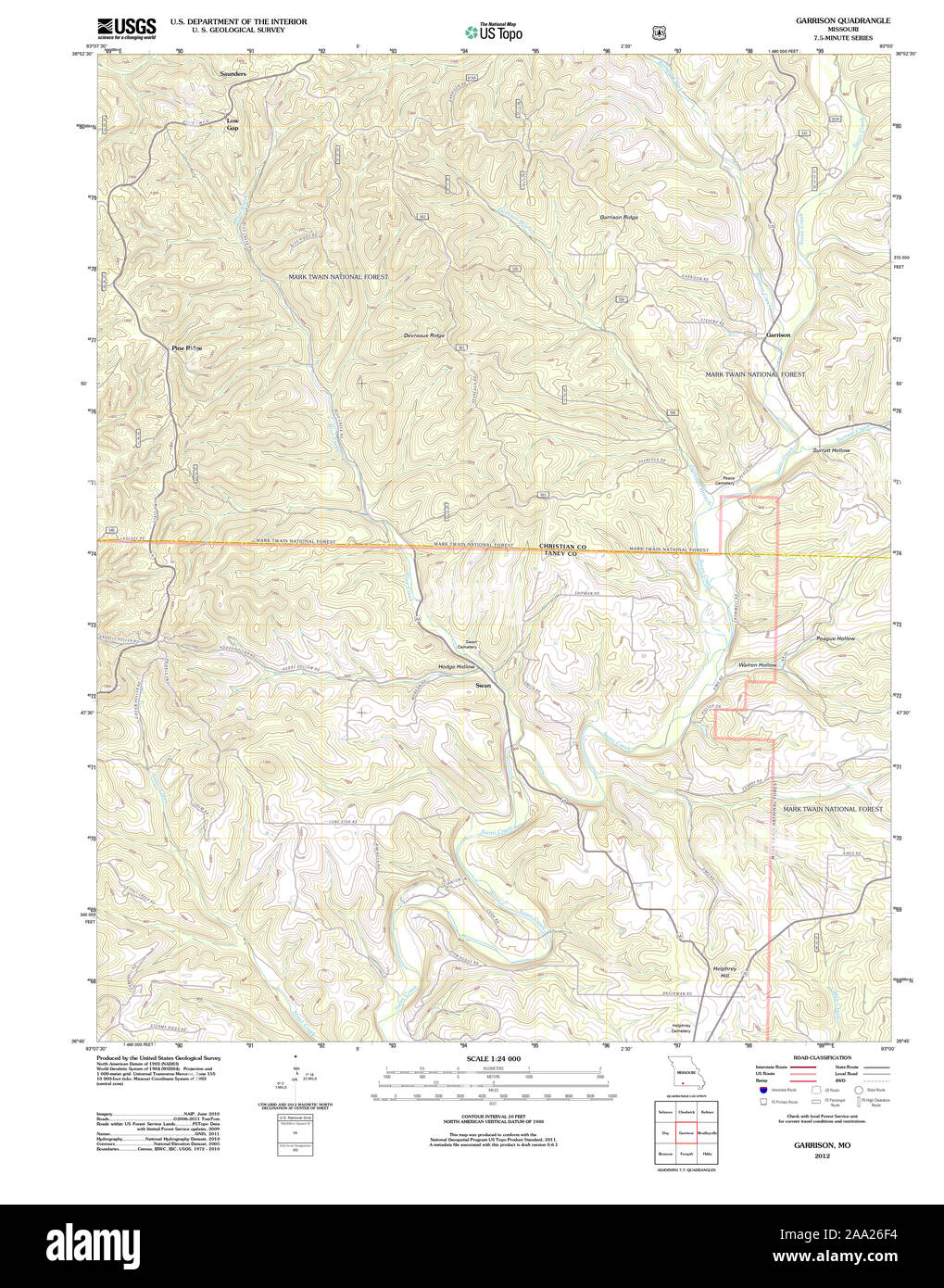 Missouri historical map Cut Out Stock Images & Pictures - Alamy
