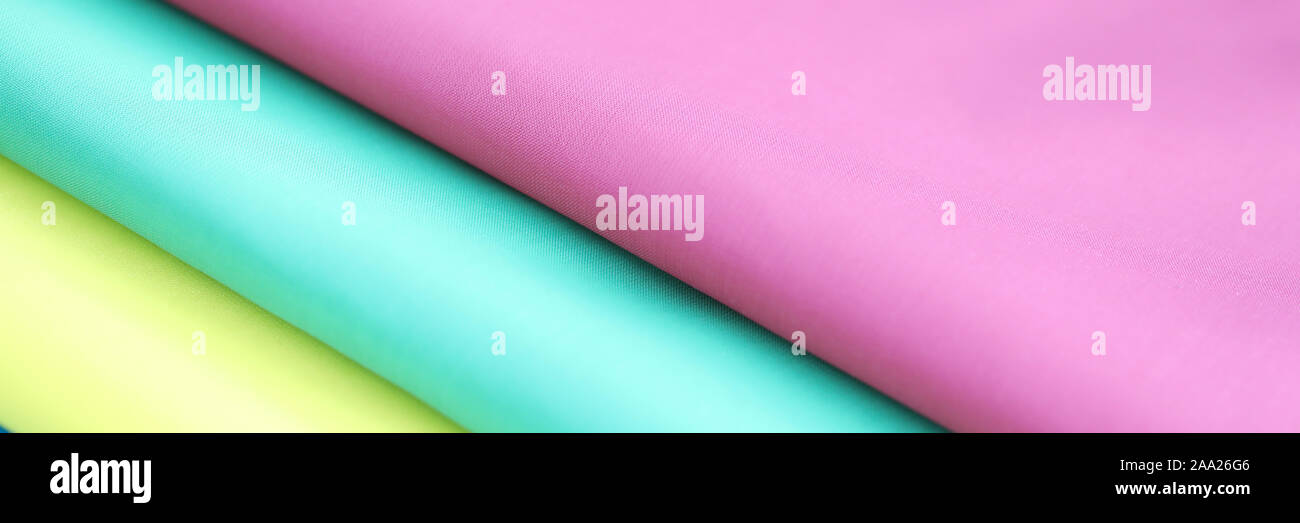 Various kinds of special vibrant materials Stock Photo - Alamy
