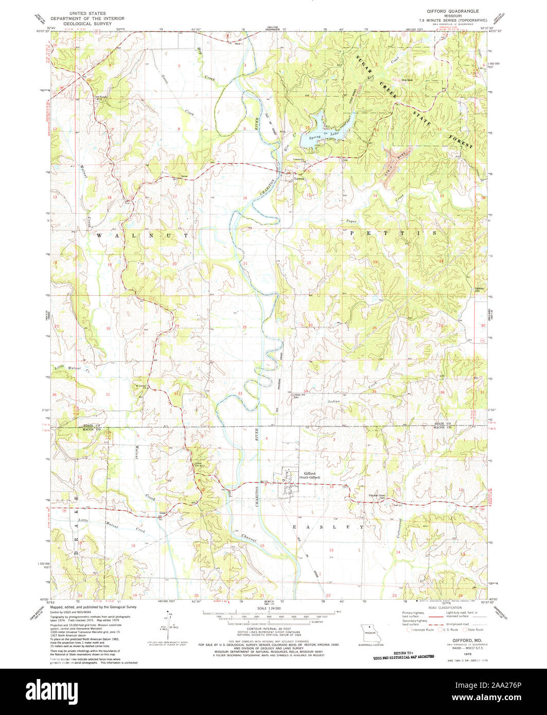 Map of gifford hi-res stock photography and images - Alamy