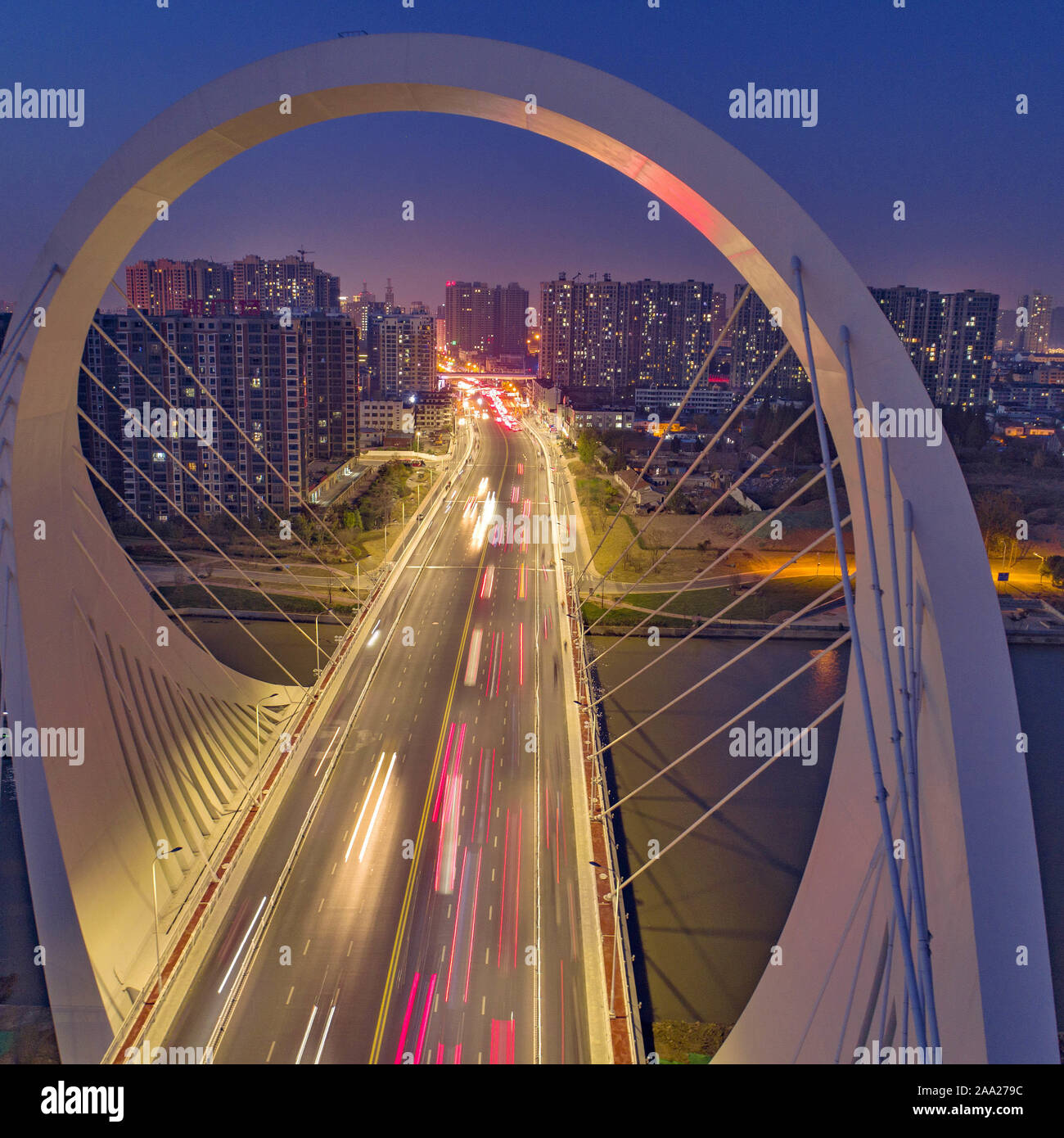 Huaihai road bridge hi-res stock photography and images - Alamy