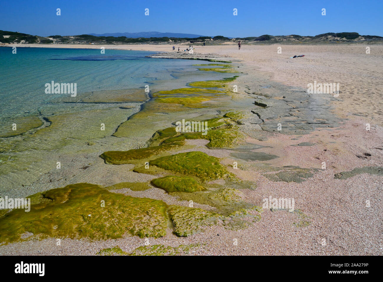 View of Sa Mesa Longa beach Stock Photo - Alamy