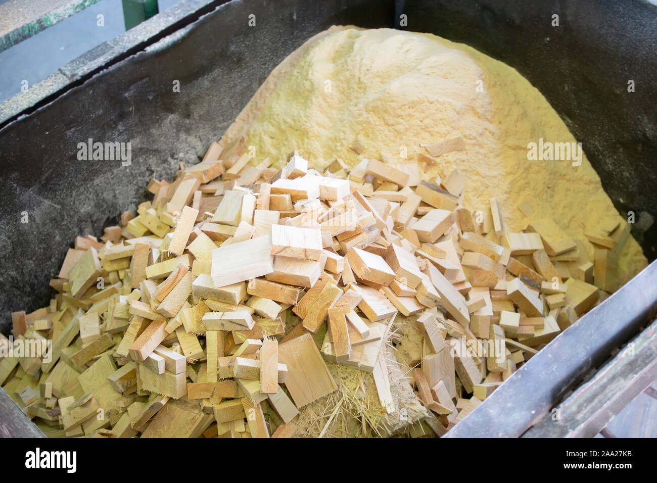 Industrial waste timber hi-res stock photography and images - Alamy