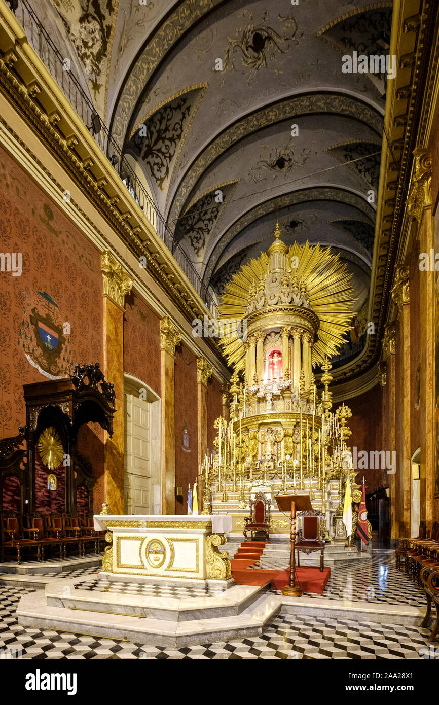 Main altar at the Salta Cathedral, Salta, Argentina Stock Photo - Alamy