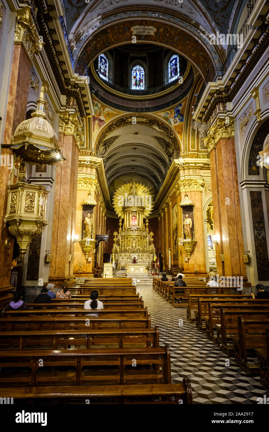 Inside the Salta Cathedral, Salta, Argentina Stock Photo - Alamy