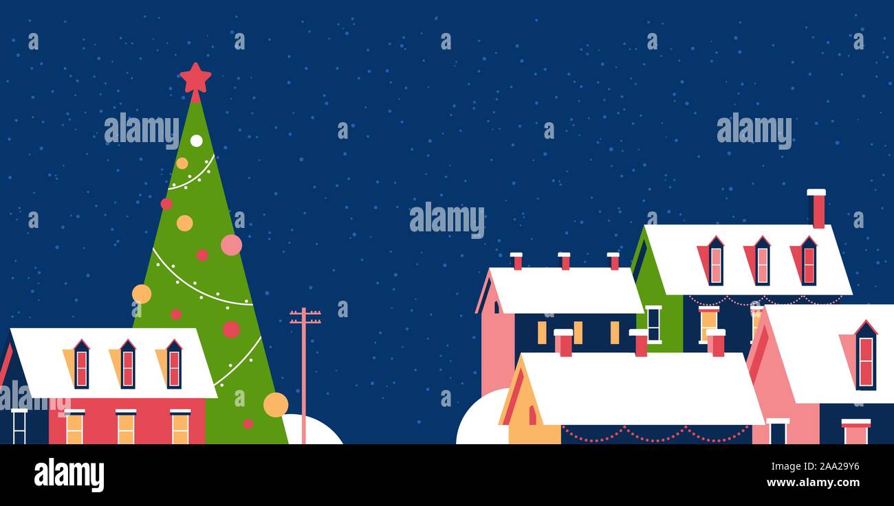 Christmas decorated tree closeup new Stock Vector Images - Alamy