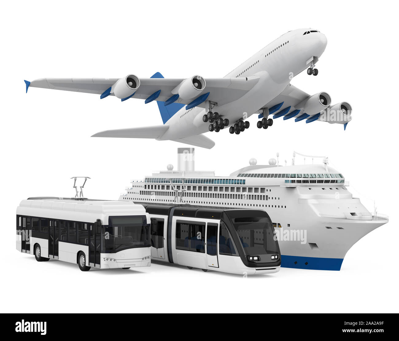 Public transportation Cut Out Stock Images & Pictures - Alamy