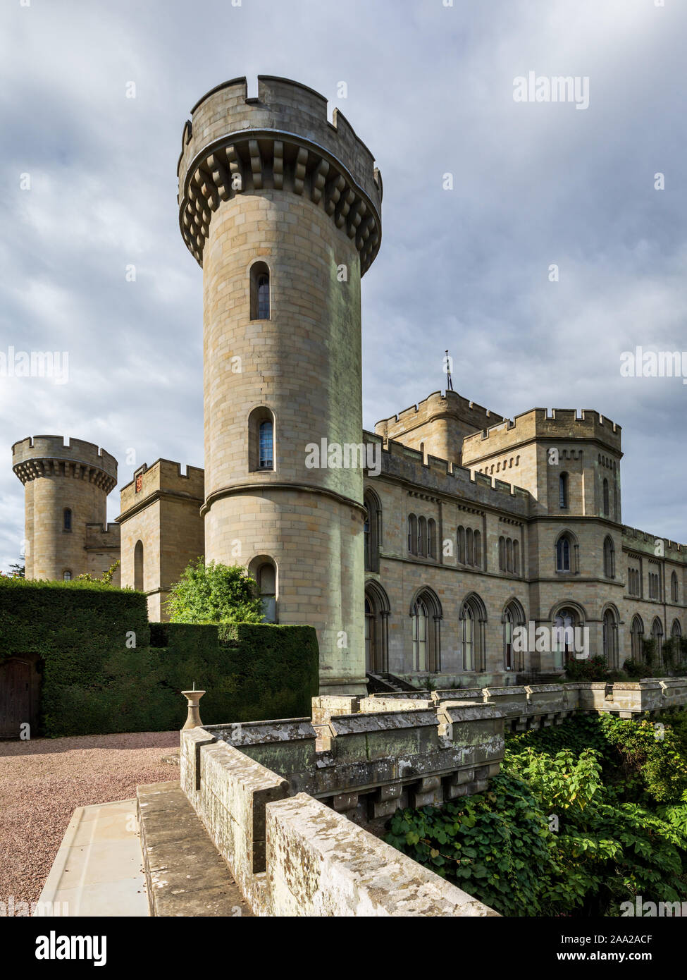 Ledbury castle mock england hi-res stock photography and images - Alamy
