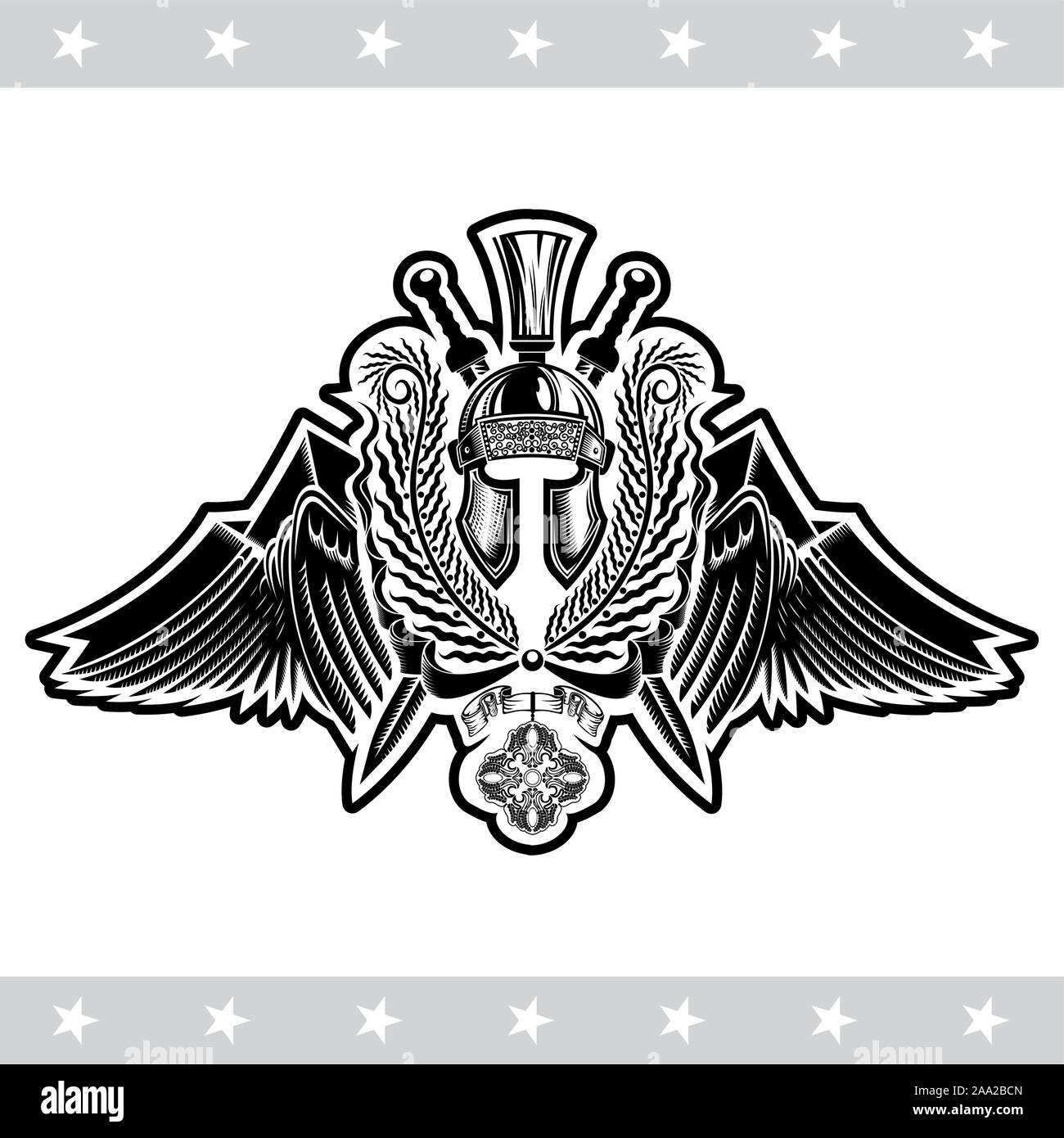 Spartan vector wings hi-res stock photography and images - Alamy