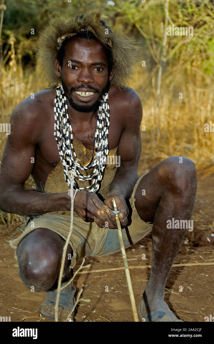 Hadza hunter hi-res stock photography and images - Alamy