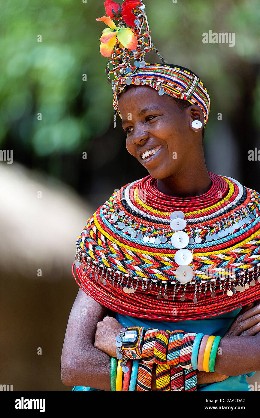 Samburu, Kenia, People from the Samburu Tribe, Kenya Stock Photo - Alamy