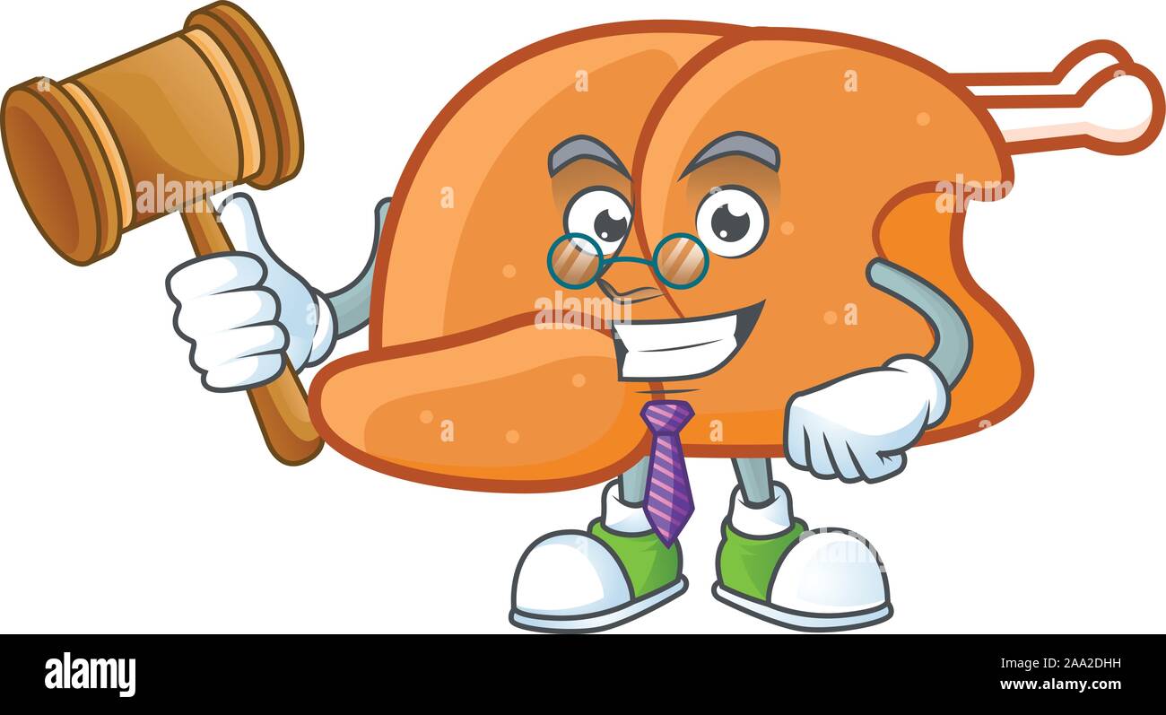 Cartoon roast turkey ripe with character judge Stock Vector Image & Art ...