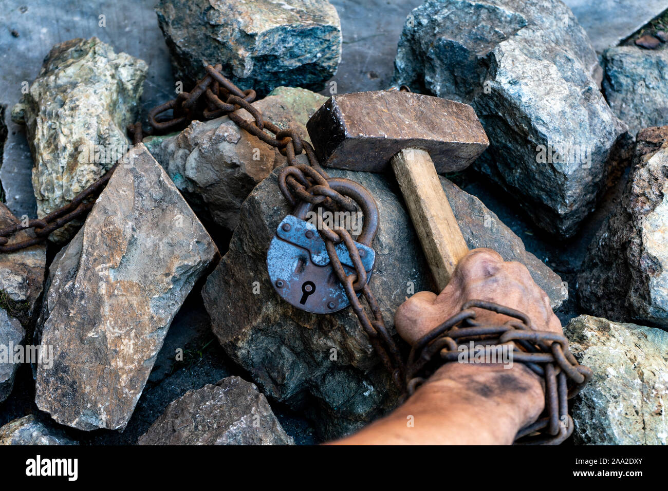 Hard labor hi-res stock photography and images - Alamy