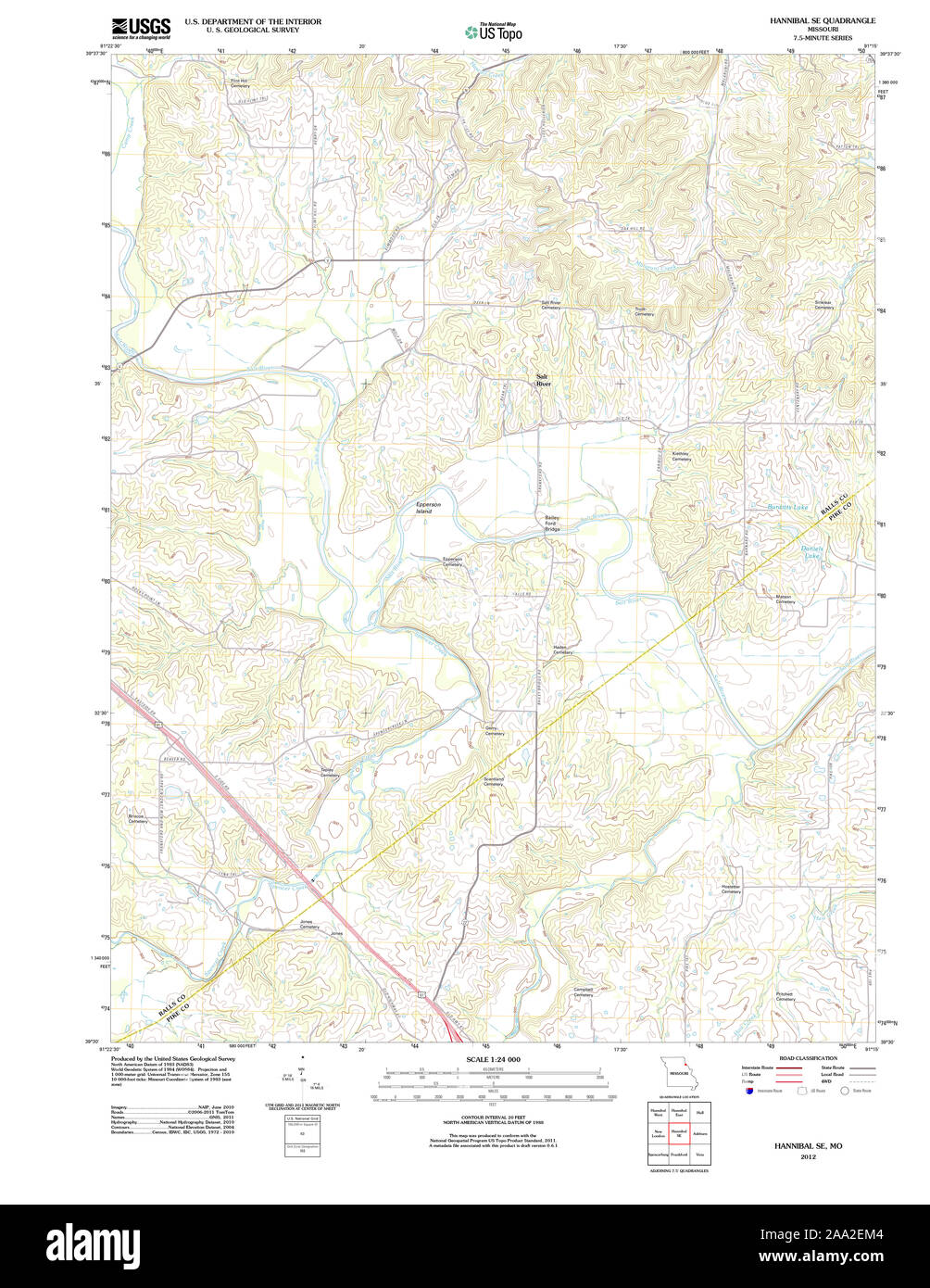 Map Of Hannibal High Resolution Stock Photography and Images - Alamy